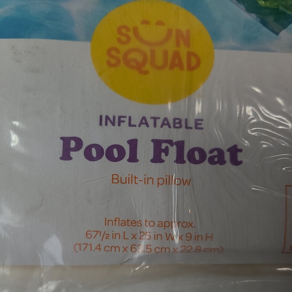 Sun Squad | Other | Inflatable Pool Float Raft Lounger Sun Squad | Poshmark